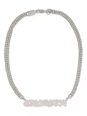 Vetements Gothic Logo Necklace