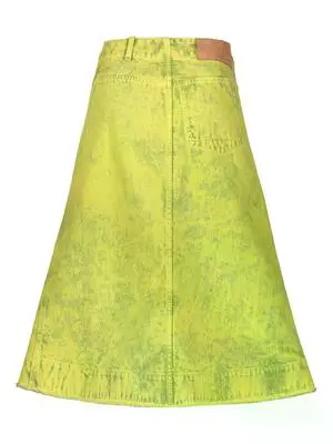 Cédric Charlier Denim Midi Skirt