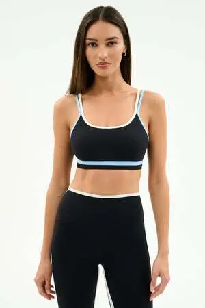 Splits59 Eva Rigor Double Strap Bra Black/skylight