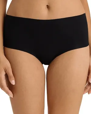 Hanro Invisible Cotton Blend Full Brief - Black
