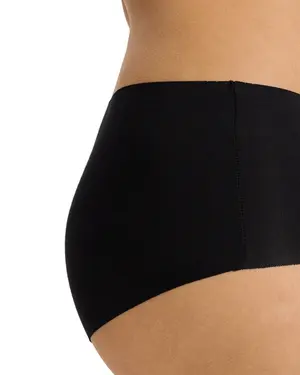 Hanro Invisible Cotton Blend Full Brief - Black
