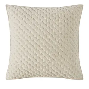 Dkny Pure Velvet Quilt Euro Sham, 26 X 26 - Birch