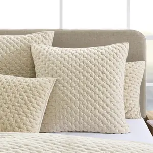 Dkny Pure Velvet Quilt Euro Sham, 26 X 26