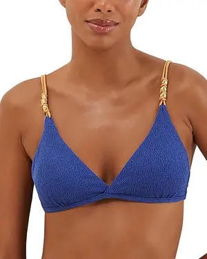 VIX PAULA HERMANNY Kira Paige Bikini Top - Blue