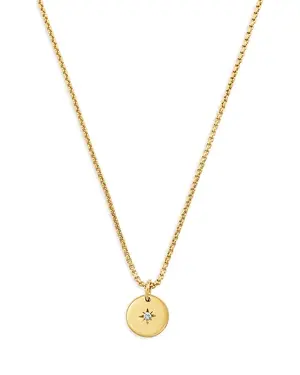 Zoe Chicco 14k Yellow Diamond Star Pendant Necklace - Gold
