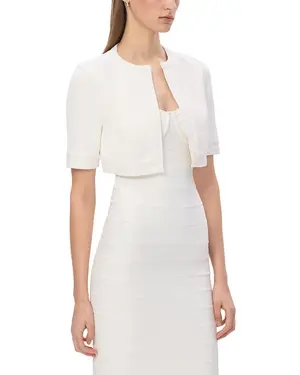 Herve Leger Marie Bolero - Alabaster