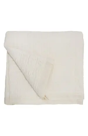 POM POM AT HOME Owen Quilted Coverlet - Cream