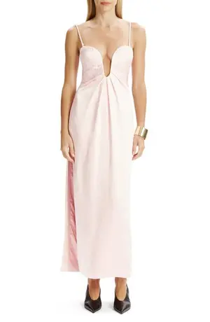 Bardot Clea Satin Evening Dress