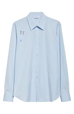 Alexander McQueen T-bar Harness Poplin Button-up Shirt