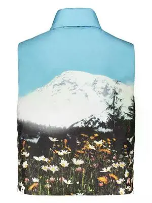 JIL SANDER Printed Gilet