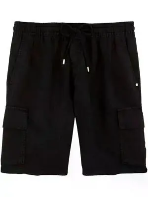 Vilebrequin Linen Bermuda Shorts - Black
