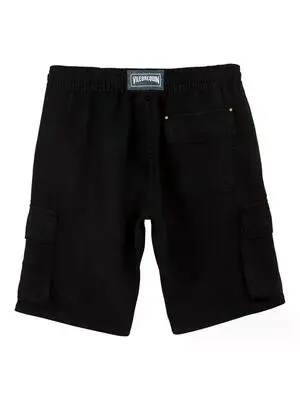 Vilebrequin Linen Bermuda Shorts - Black