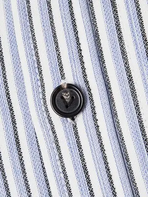 Bottega Veneta Striped Woven Shirt Jacket