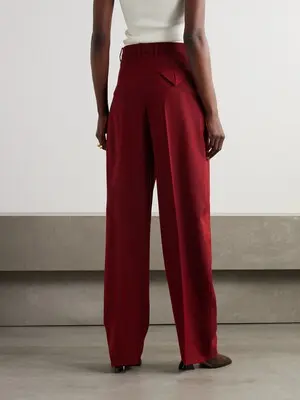 Bottega Veneta Striped Wool-blend Pants