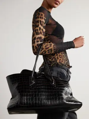 Attico La Passeggiata Medium Tote - Brown