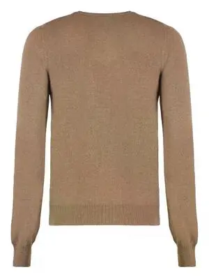 Malo Wool Jumper - Brown