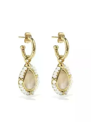 GOOSSENS Venise Rock Crystal Drop Earrings - Gold