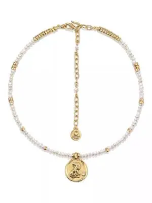 GOOSSENS Astro Leo Pearls Necklace - Gold