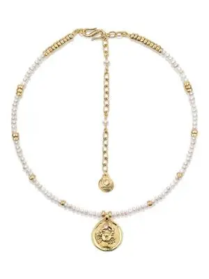 GOOSSENS Astro Cancer Pearl Choker Necklace - Gold