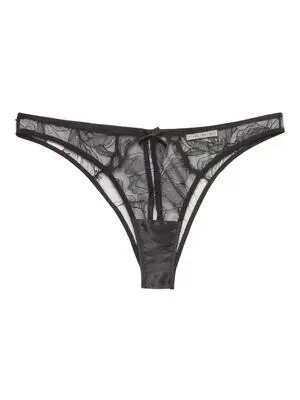 Fleur Du Mal Sophia Briefs - Black