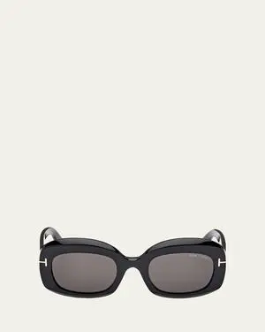 TOM FORD TOM FORD Carmen Round Frame Sunglasses - Black