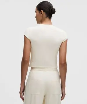 Lululemon Organic Cotton Baby Tee - Light Ivory