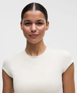 Lululemon Organic Cotton Baby Tee - Light Ivory