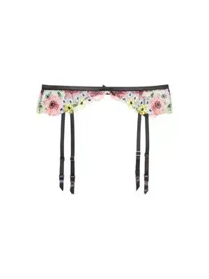 Fleur Du Mal Azalea Garter Belt - Black