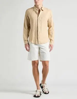 Sandro Shirt Size Linen - Beige