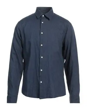 Sandro Shirt Size Linen - Navy