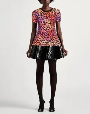 Just Cavalli T-shirt With Leopard Print