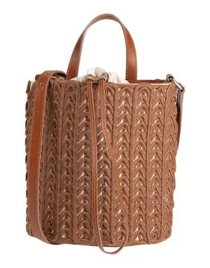 High Cross-body Bag - Brown