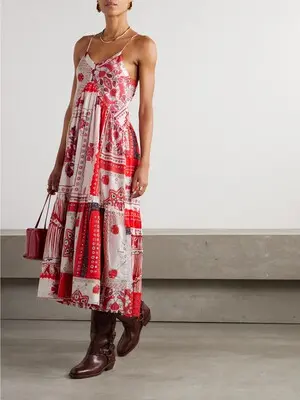 MARANT ETOILE Saba Printed Maxi Dress