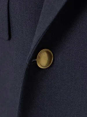 Saint Laurent Oversized Double-breasted Blazer - Blue