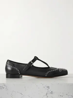 Church's Opal Studded Mary Jane Brogues - Black