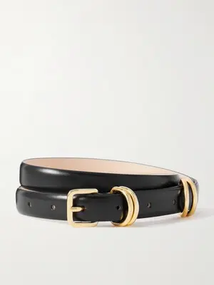 DEHANCHE Constance Leather Belt - Black