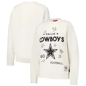 Mitchell & Ness Dallas Cowboys Lightweight 3.0 Logo Pullover Sweatshirt