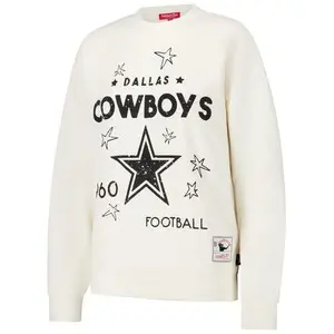Mitchell & Ness Dallas Cowboys Lightweight 3.0 Logo Pullover Sweatshirt