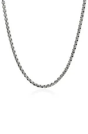 John Hardy Box Chain Necklace - Sterling Silver