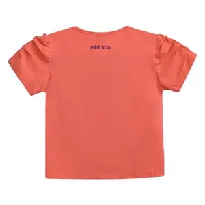 MIMI TUTU Puppy Applique T-shirt - Orange