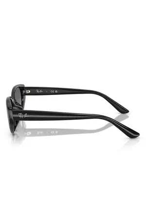 Ray-ban 55mm Gradient Pillow Sunglasses - Black