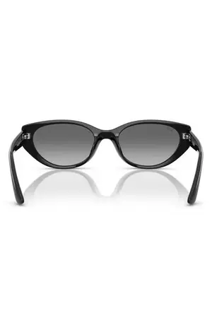 Ray-ban 55mm Gradient Pillow Sunglasses - Black