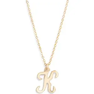 SET & STONES Set & Stones Gianna Initial Pendant Necklace Gold / K