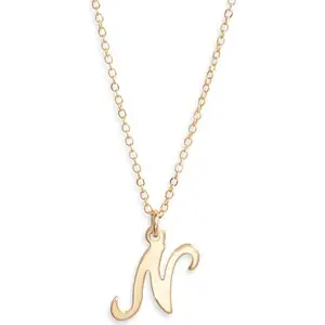 SET & STONES Set & Stones Gianna Initial Pendant Necklace Gold / N