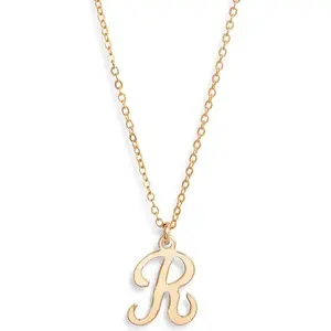 SET & STONES Set & Stones Gianna Initial Pendant Necklace Gold / R