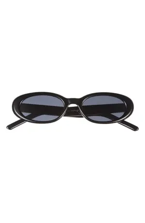 Bp. BP. Narrow Oval Sunglasses Black
