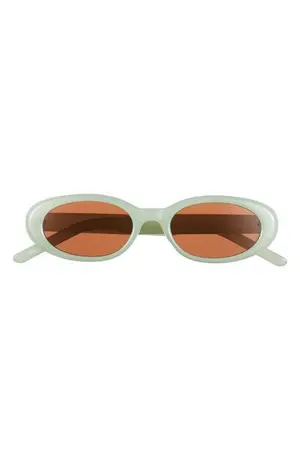 Bp. Narrow Oval Sunglasses - Mint