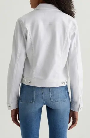Ag Robyn Denim Trucker Jacket - White