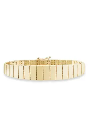 Lana Jewelry 14k Gold Graduating Flash Tile Bracelet - Yellow