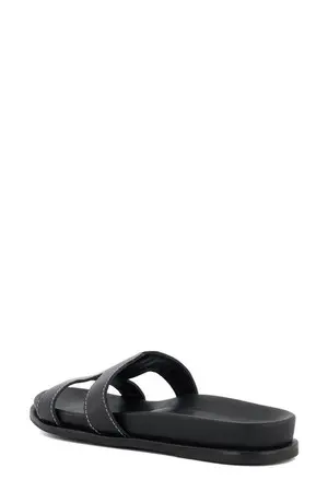 Dune London Loupa Slide Sandal - Black